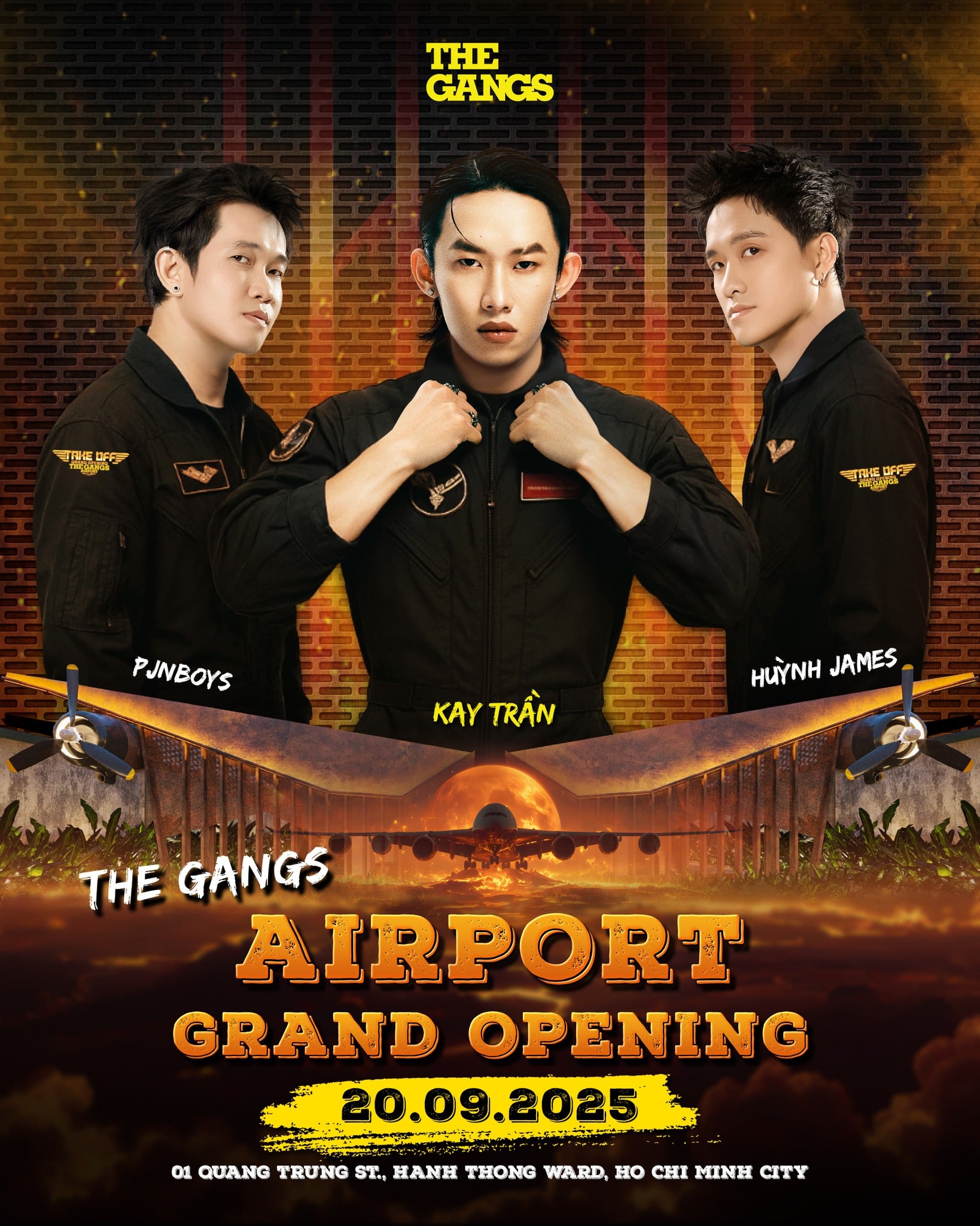 The Gangs Airport — Grand Opening with Kay Trần & Huỳnh James