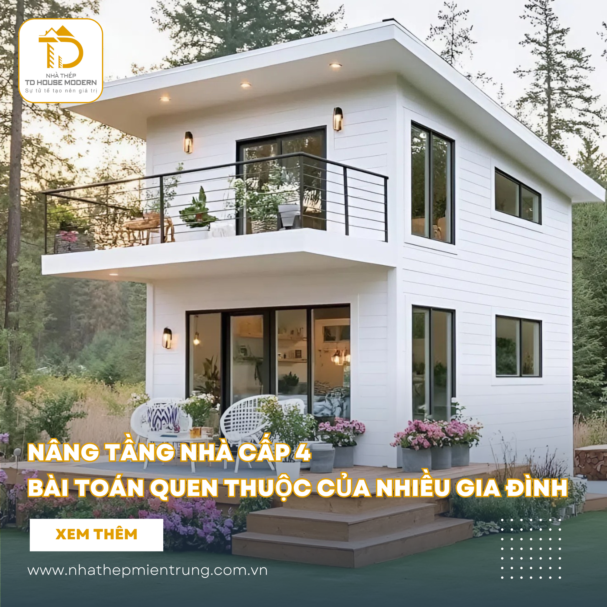 Nâng tầng nhà cấp 4 – Bài toán quen thuộc của nhiều gia đình – Nhà thép ...