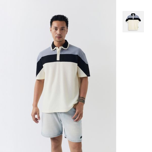 Áo Polo Oversize Cream Collab – SomeHow