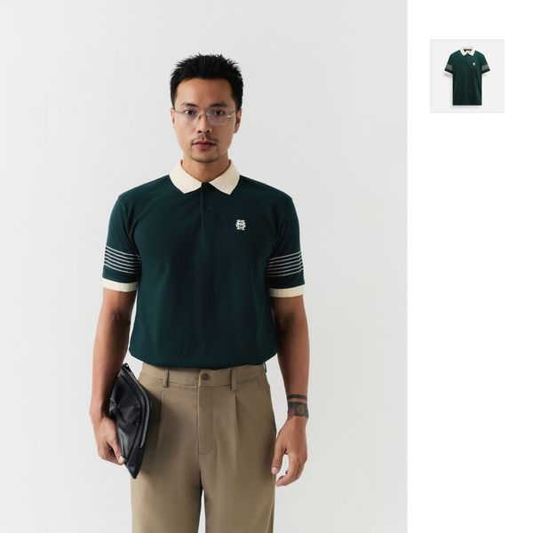 Áo Polo Regular Thêu Móc Xích 3D – SomeHow