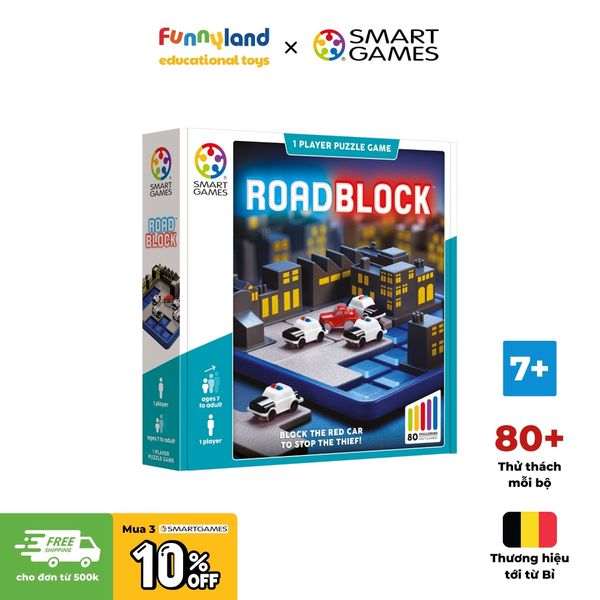 Đồ chơi trí tuệ Smartgames Thử thách RoadBlock - Funnyland