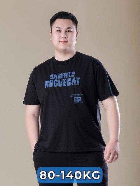 Áo Thun Đen D5 Big Size Nam | Hình In Sắc Nét – Co Giãn – Dáng Suông T – AKYOO
