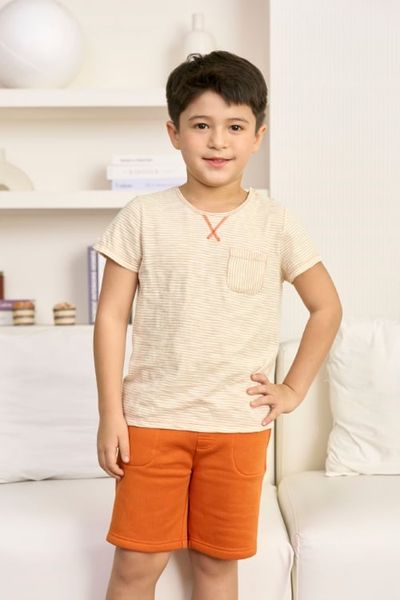 SST02S5T01-BỘ SHORT THUN BÉ TRAI VỚI THIẾT KẾ CỔ TRÒN ĐƠN GIẢN MANG L – VINCY - Thời Trang Mặc ...