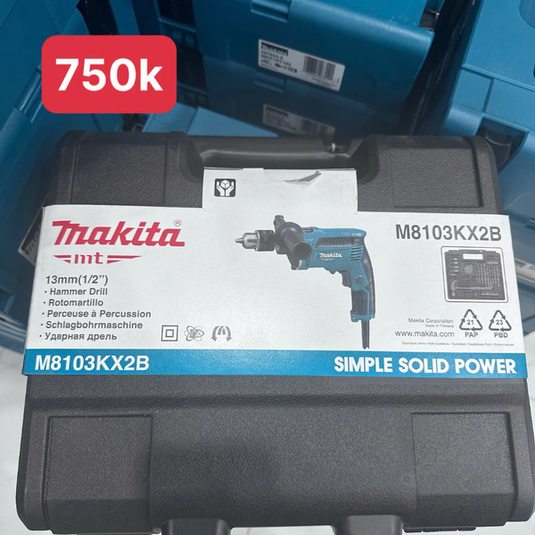 Máy khoan búa Makita (13mm) M8103KX2B – mochaiphat