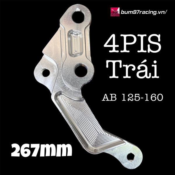 Bát CNC Heo Brembo 4 Pis Lắp AIR BLADE