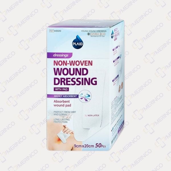 Băng gạc vô trùng Young Wound Dressing 9cmx20cm (1 miếng) – Merinco
