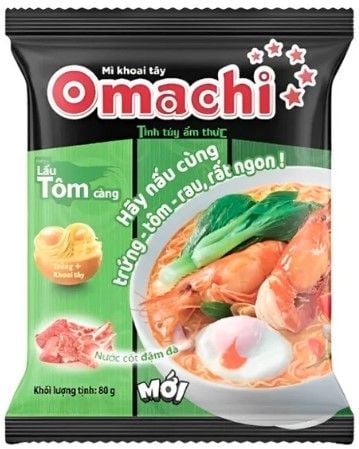 Mì Omachi lẩu tôm càng 80g – OsiFood