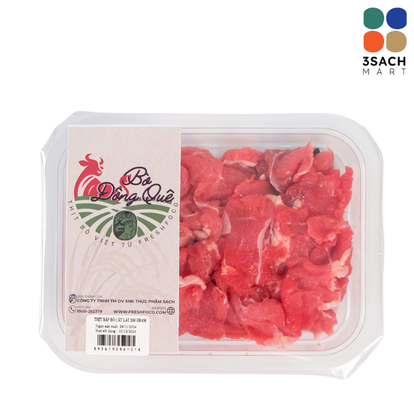 Bắp Bò Cắt Lát Freshfoco (Khay 200g) – 3Sach Mart