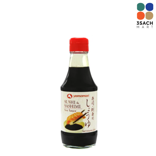 Nước Tương Sushi & Sashimi Yamamori (Chai 200ml) – 3Sach Mart