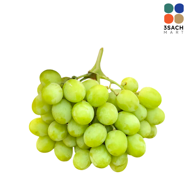 Nho Xanh Không Hạt Chile (500g) – 3Sach Mart