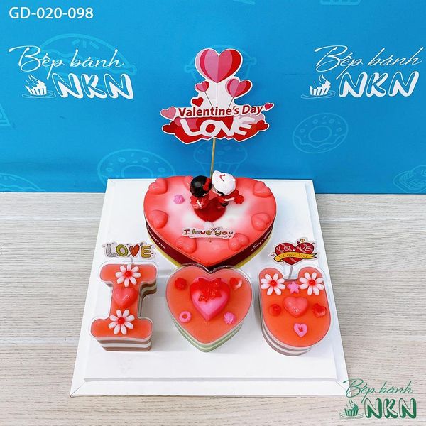 Set bánh Valentine I