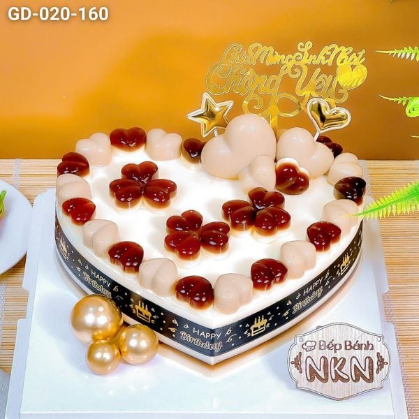 Bánh Sinh Nhật Trái Tim (GD-020-160) – Bếp bánh NKN