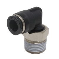 Đầu Nối Nhanh Khí Nén Dạng Cong 90° Ren Ngoài Pisco PL10-02M (Bộ 1 sản – Vật Tư Sài Gòn