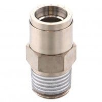 Đầu Nối Nhanh Khí Nén Thẳng Phi 8mm Ren Ngoài R1/4 Pisco KC8-02 (Bộ 1 – Vật Tư Sài Gòn