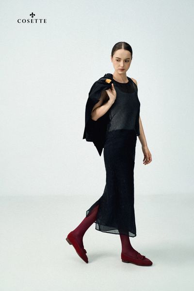 Chân váy Nina Overlay Blackwhite – COSETTE VIETNAM