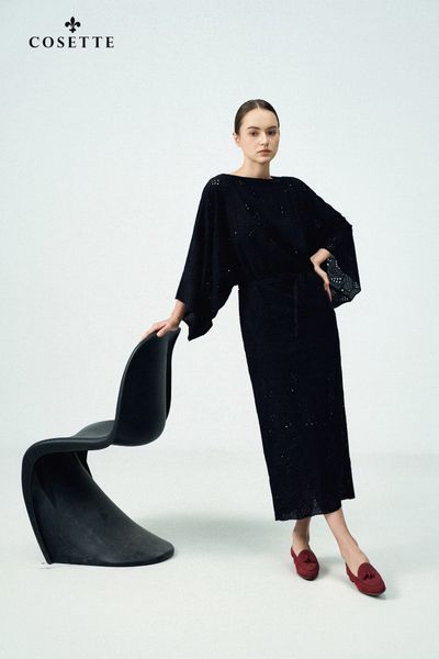 Đầm Nina EbonBloom Onyx – COSETTE VIETNAM