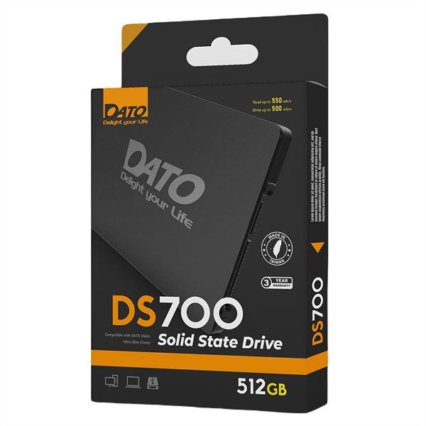 Ổ cứng SSD 512 GB DATO DS700 Sata III Hoàng Phong - Máy Tính, Máy In, Mực in, Camera, phụ kiện ...