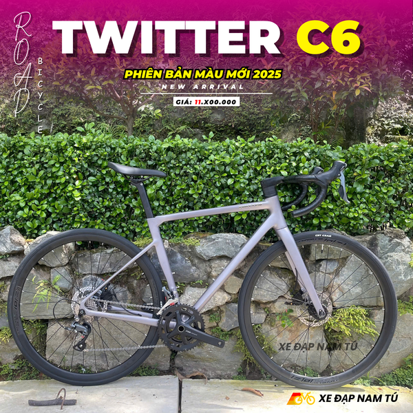 XE ĐAP ROAD TWITTER C6 - KHUNG NHÔM CAO CẤP – Xe Đạp Nam Tú