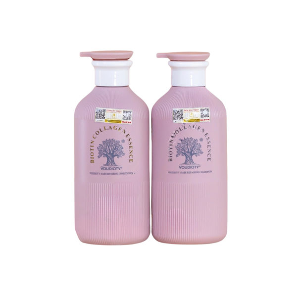 Bộ Dầu Gội Xả Hương Nước Hoa Biotin Collagen Essence Voudioty 500ml #H – Boshop Cosmetics