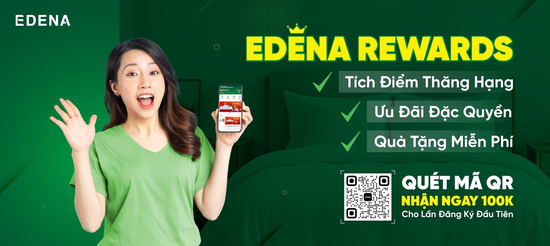 Chính Sách Khách Hàng Thân Thiết Edena – "Edena Rewards" - Chăn Ra Gối ...