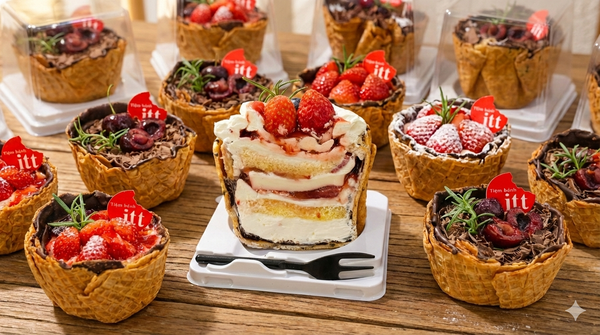 Bánh Waffle Trái Cây – Món bánh tráng miệng ít ngọt, ăn liền tại ITT ...