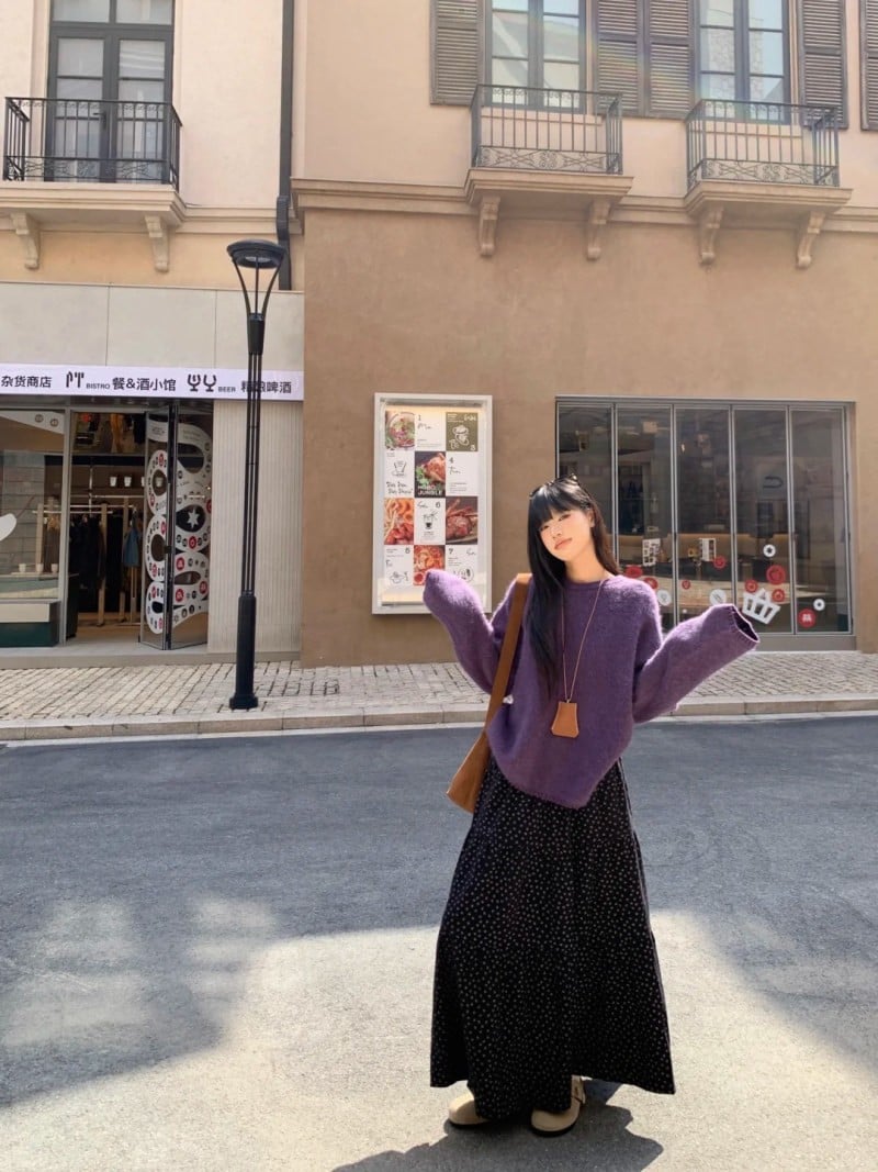 Mách nước 12+ cách phối đồ với màu tím siêu xinh cho nàng