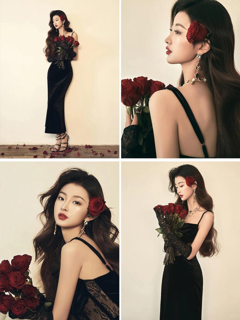 20+ Tuyệt chiêu tạo dáng chụp ảnh cùng hoa hồng thần thái tựa nàng thơ