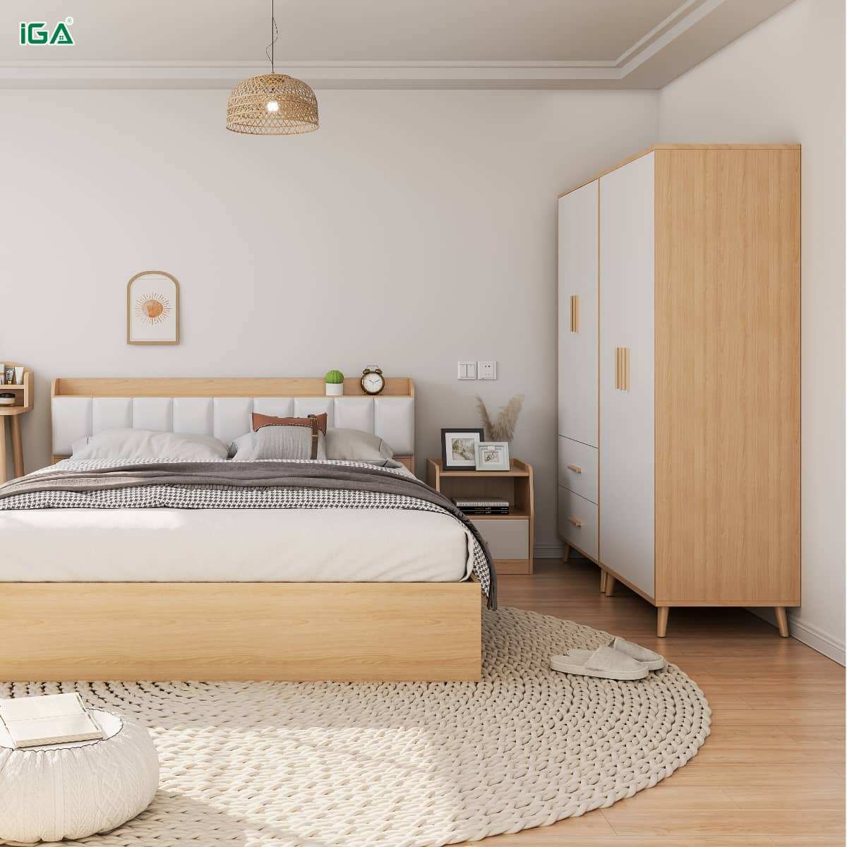 Nên đặt vị trí tủ quần áo ở đâu trong phòng ngủ?