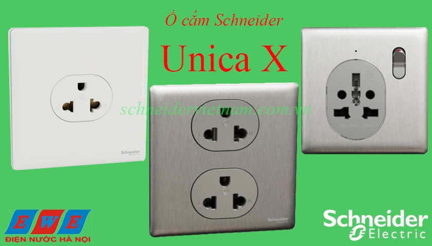 Bảng giá Công tắc ổ cắm Schneider Unica X 2025 | Đẳng cấp, giá tốt ...
