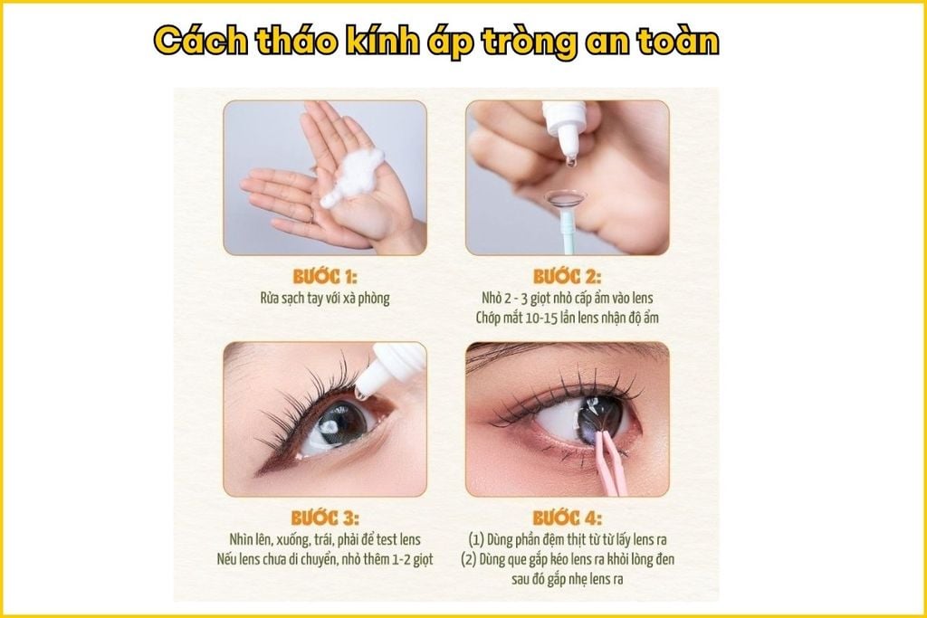 Hướng dẫn cách đeo lens cho người mới bắt đầu chi tiết