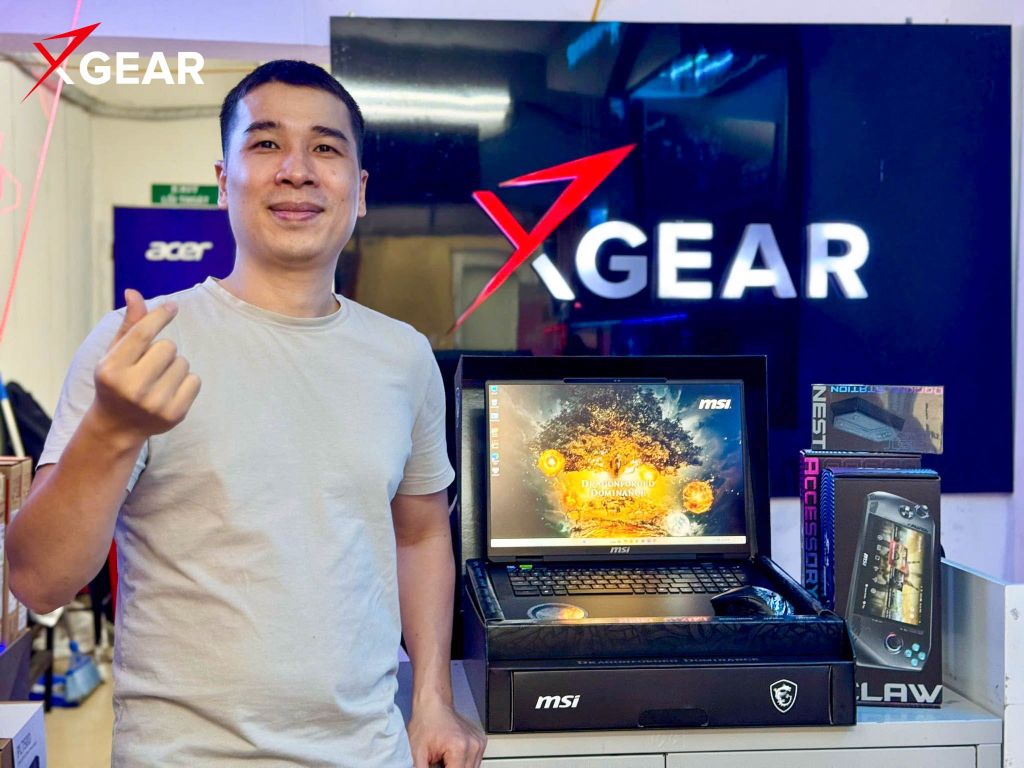 MSI Titan 18 HX Dragon Edition đã có khách nhận máy - Độc quyền Xgear