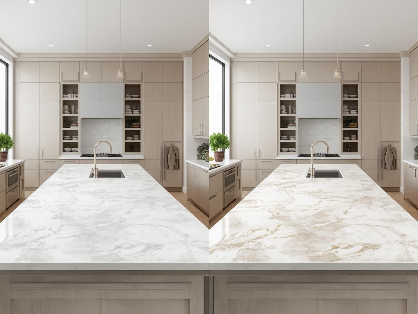 Calacatta Quartz Countertops: Colors, Slabs, and Buying Guide – VICCORP