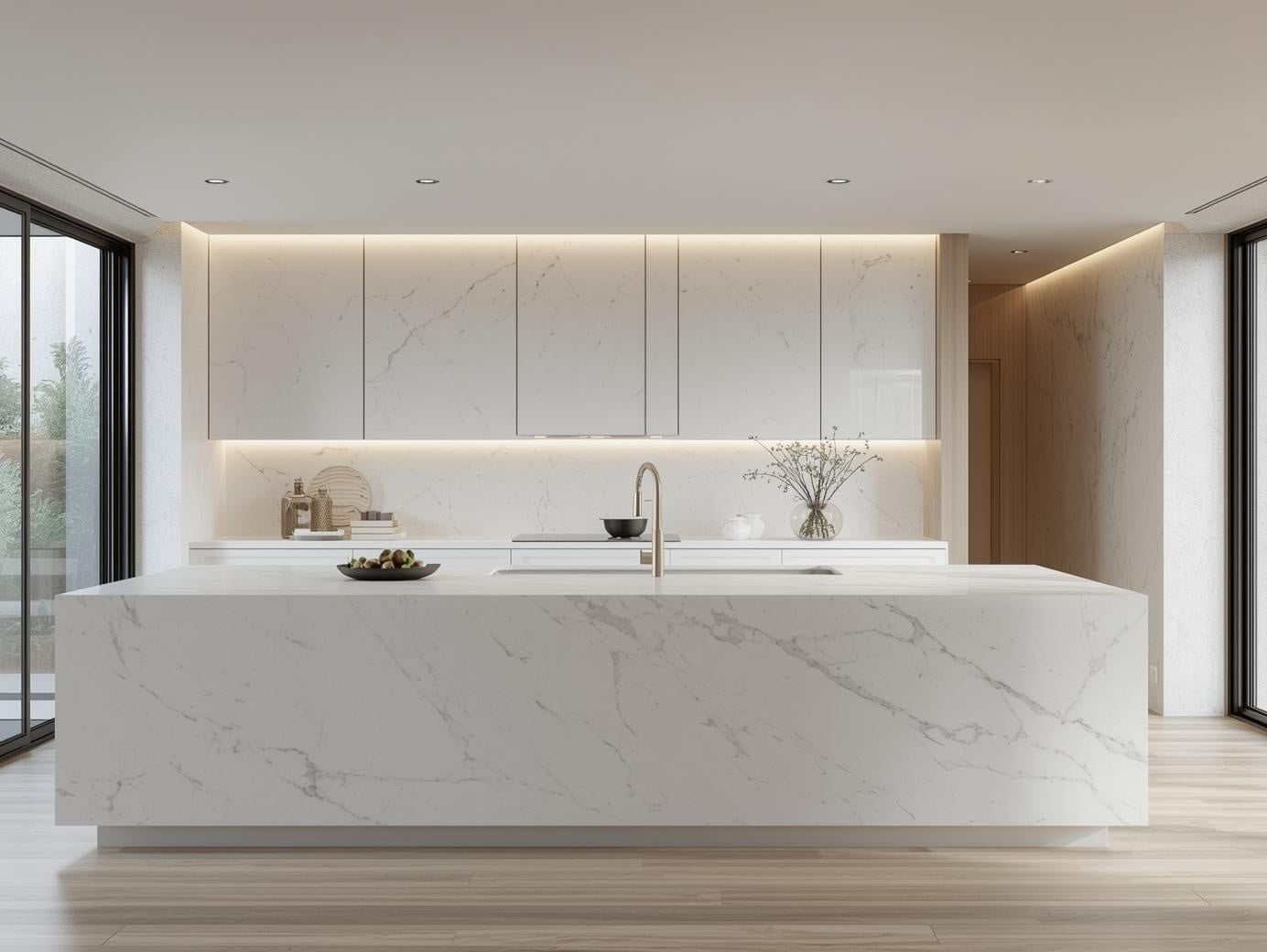 White Quartz Kitchen Design: When and Where to Use It – VICCORP