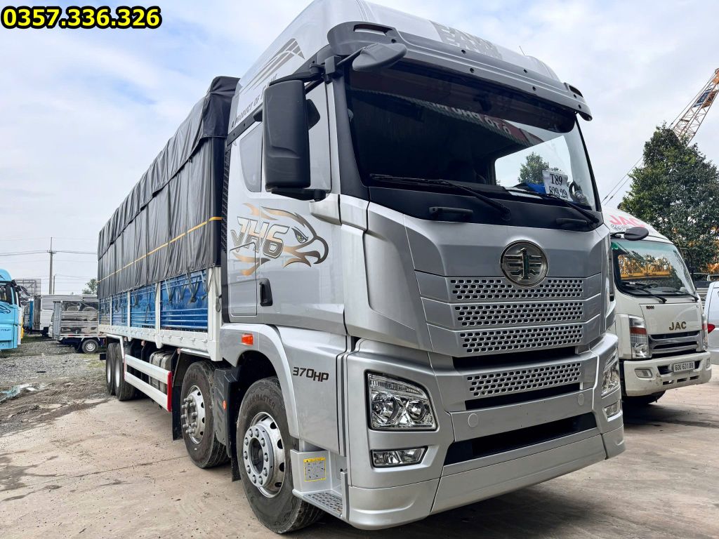 XE TẢI FAW 4 CHÂN JH6 370HP THÙNG DÀI 9.7 MÉT SIÊU TIẾT KIỆM DẦU – XE ...