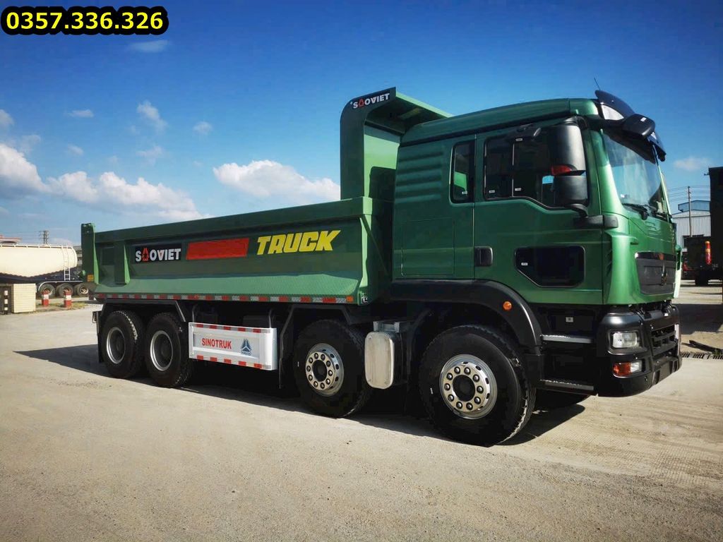 HOWO TX 350HP ĐỘT PHÁ VỚI THÙNG BEN U VÁT THÉP MN450 – XE TẢI GIA ĐÌNH