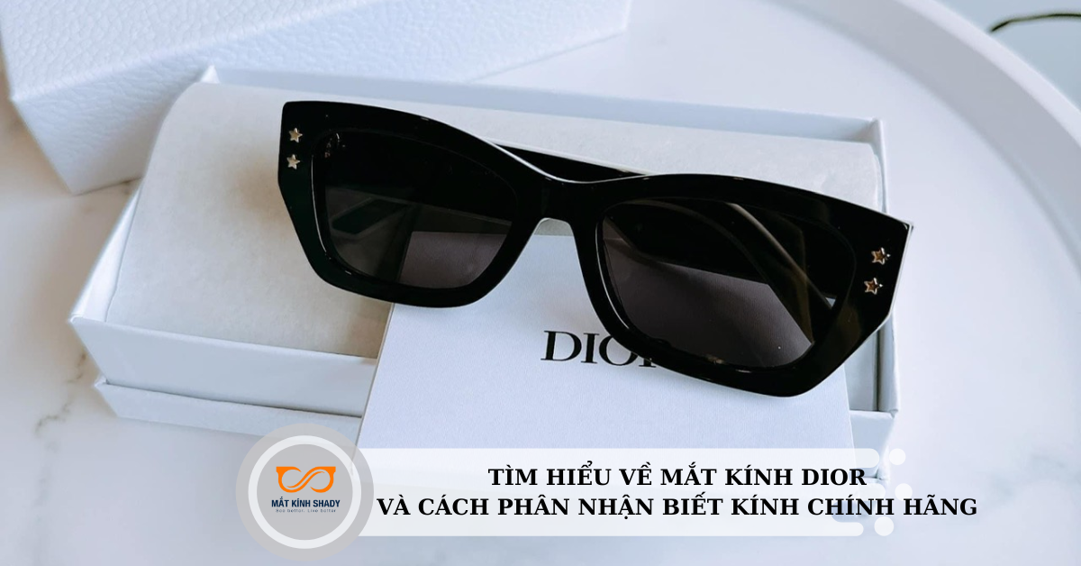 Tìm hiểu về mắt kính Dior và cách phân nhận biết kính chính hãng