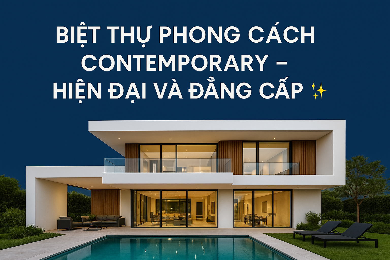 🏡 BIỆT THỰ PHONG CÁCH CONTEMPORARY – HIỆN ĐẠI VÀ ĐẲNG CẤP – Công ty ...