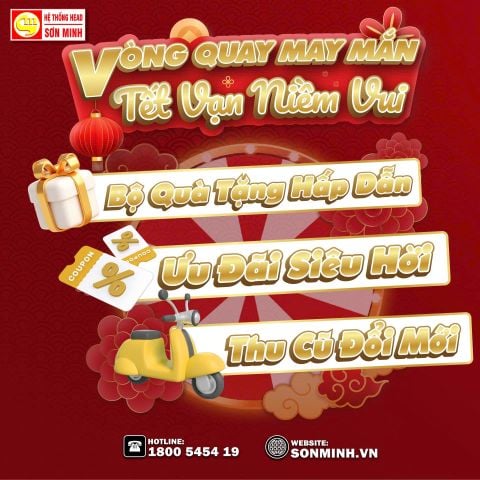 🔥 Vòng Quay May Mắn 2026 – Mua Xe Honda, Nhận Lộc Lớn – HEAD SƠN MINH