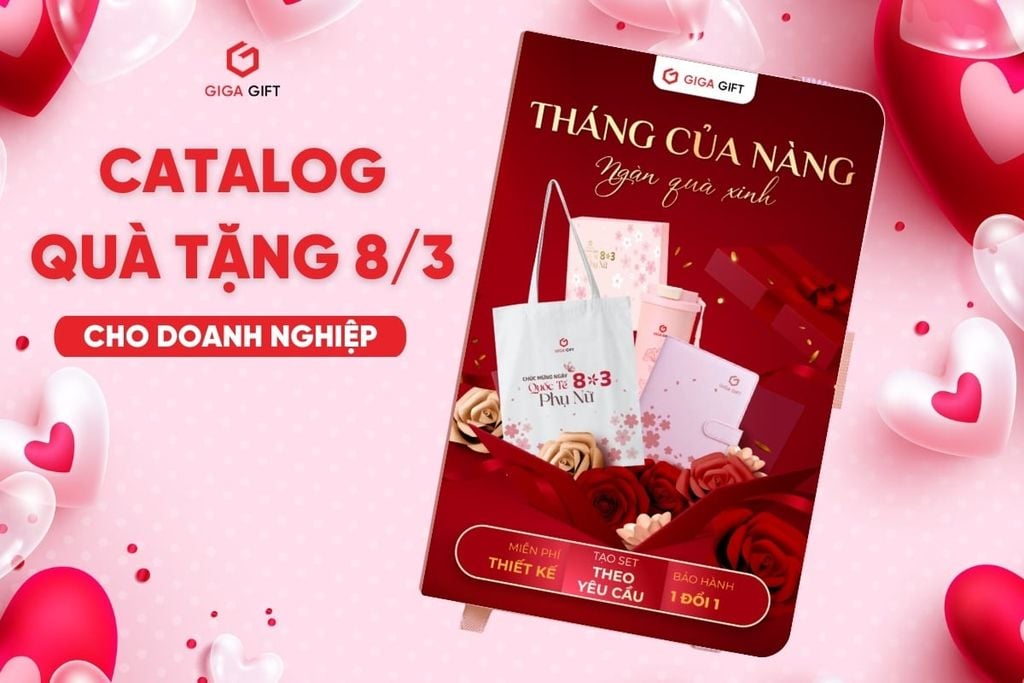 Catalogue Quà Tặng 8/3 - Tháng của Nàng, ngàn quà xinh – Giga Gift