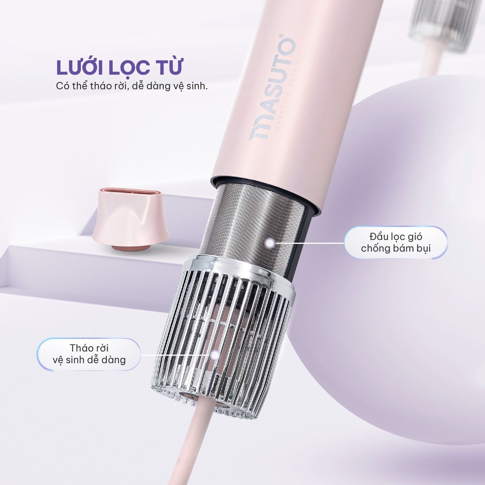 Máy sấy tạo kiểu tóc ion Masuto Air Styler 5in1 - MASUTO VIỆT NAM