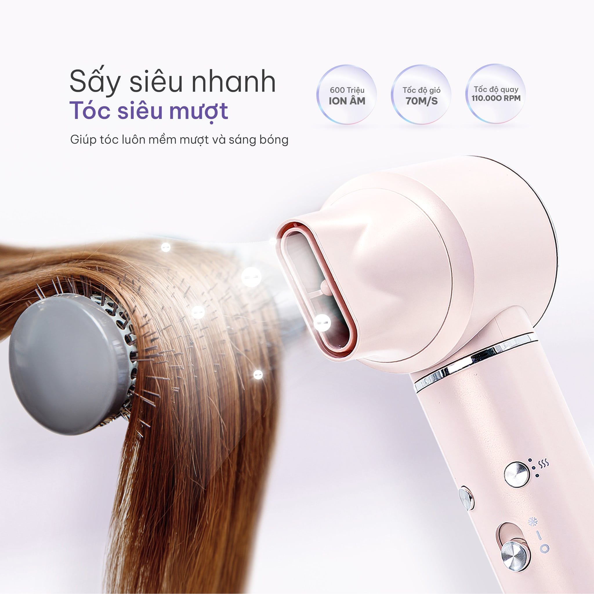 Máy sấy tạo kiểu tóc ion Masuto Air Styler 5in1 - MASUTO VIỆT NAM