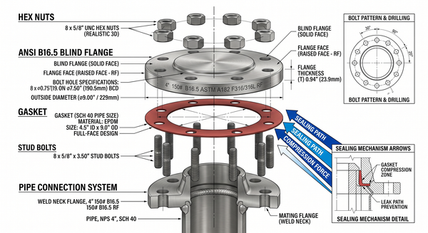 ANSI B16.5 Blind Flange Là Gì? Cấu Tạo, Kích Thước Và Ứng Dụng – Thế ...