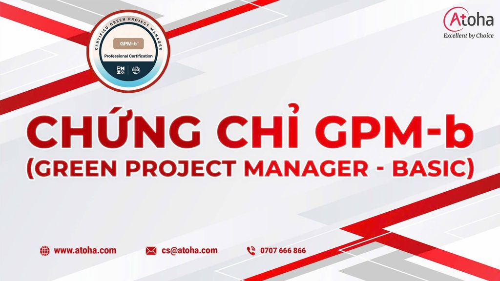 Chứng chỉ GPM-b (Green Project Manager - Basic) – Atoha