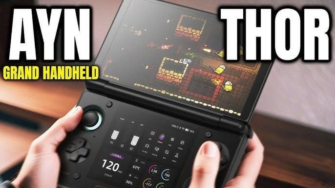 Máy chơi game màn OLED kép, dùng chip Snapdragon, giả lập được Nintend ...