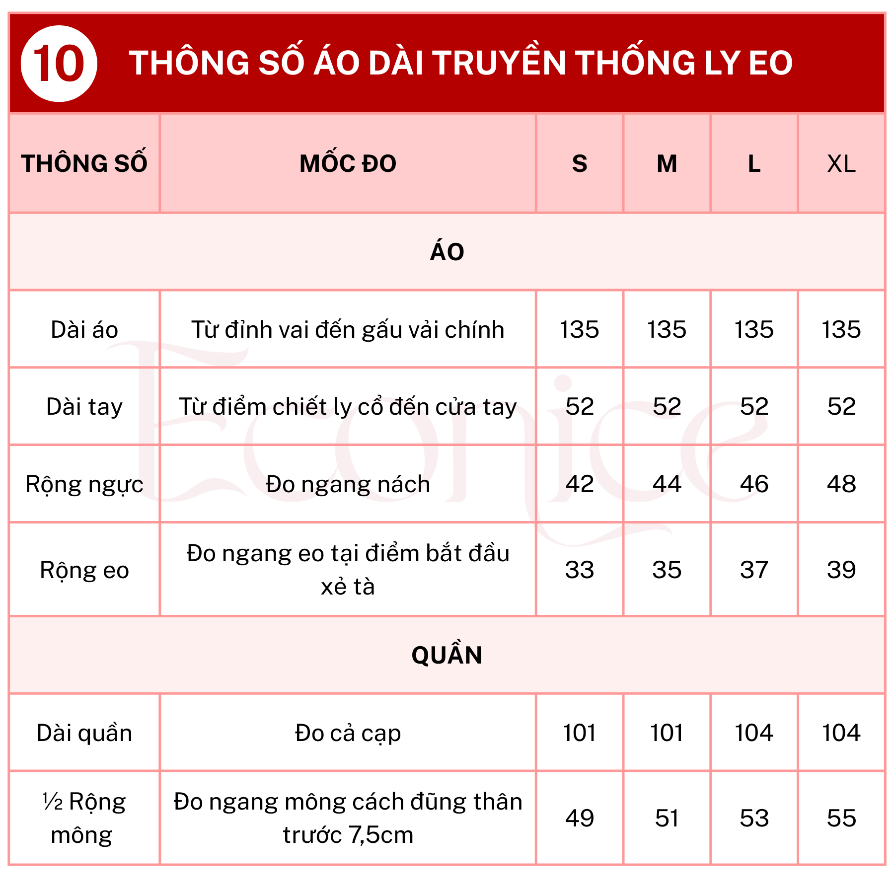 Set áo dài cách tân nữ Econice Hồng Ánh