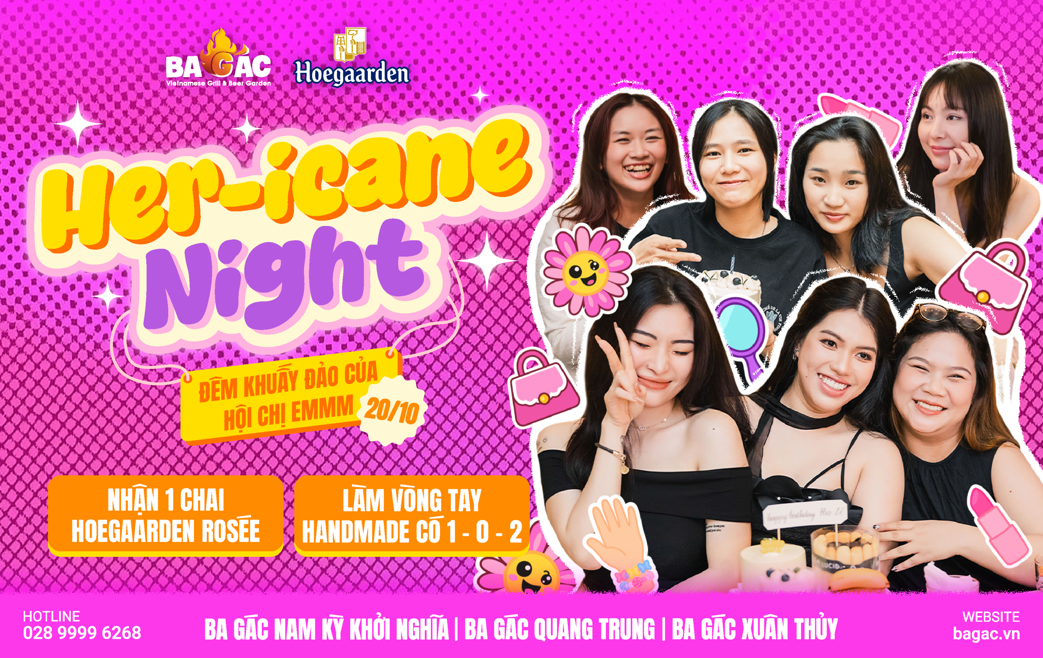 MỪNG 20/10|KHUẤY ĐẢO CÙNG HỘI CHỊ EM VỚI HER-ICANE NIGHT – BA GÁC ...