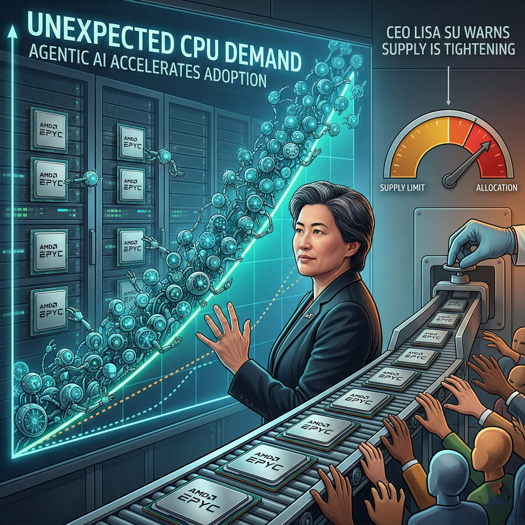 AMD ghi nhận nhu cầu CPU "ngoài dự kiến" nhờ sự bùng nổ của Agentic AI ...