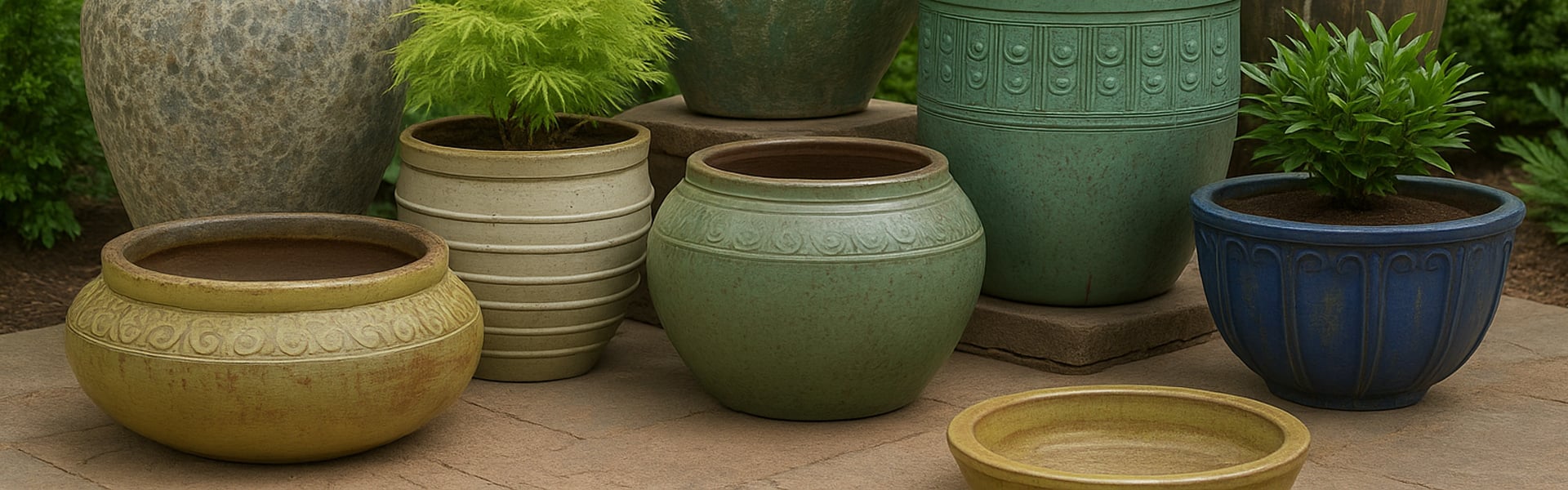 BASIC OUTDOOR POTTERY - AURORA POTTERY MANUFACTURED & WHOLESALE ...