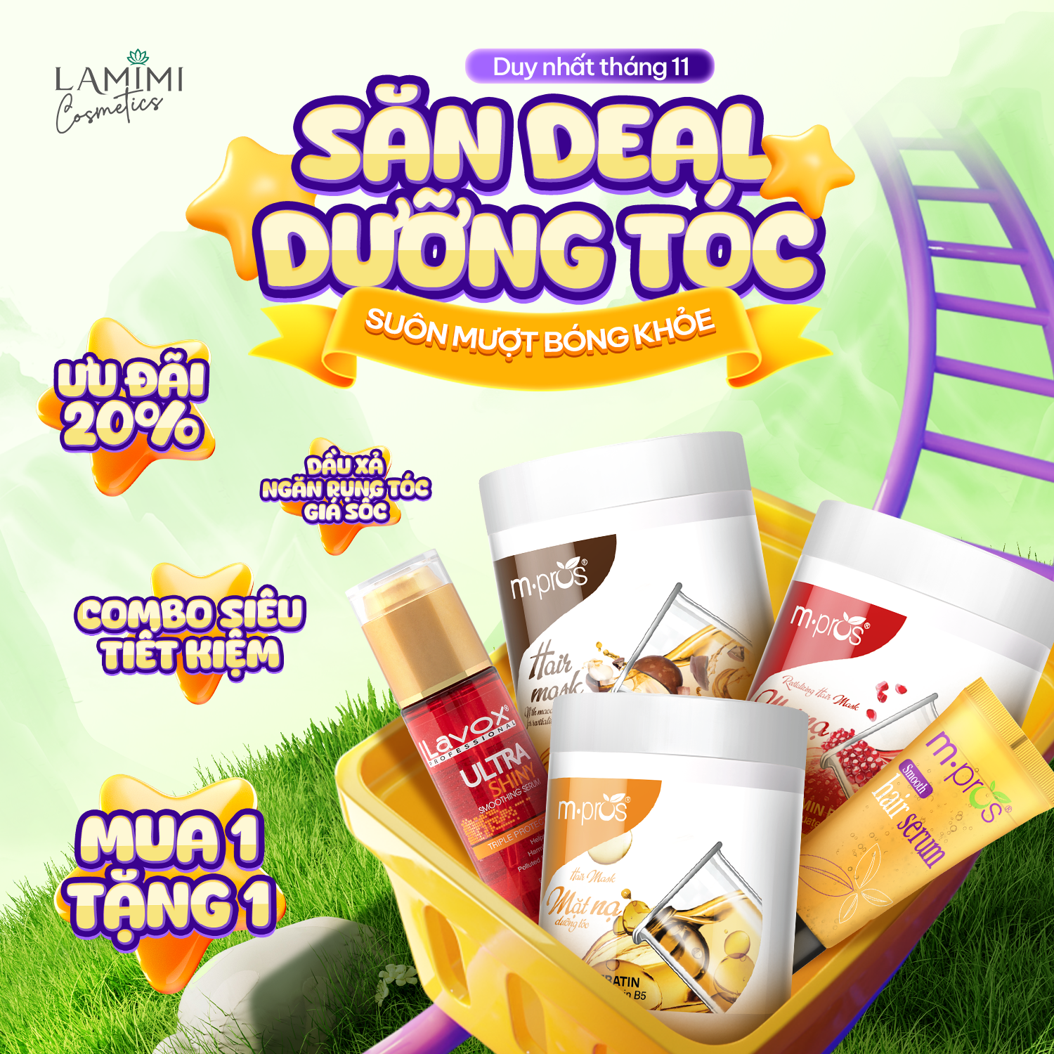 Săn Deal Dưỡng Tóc - Suôn Mượt Bóng Khỏe – Lamimi