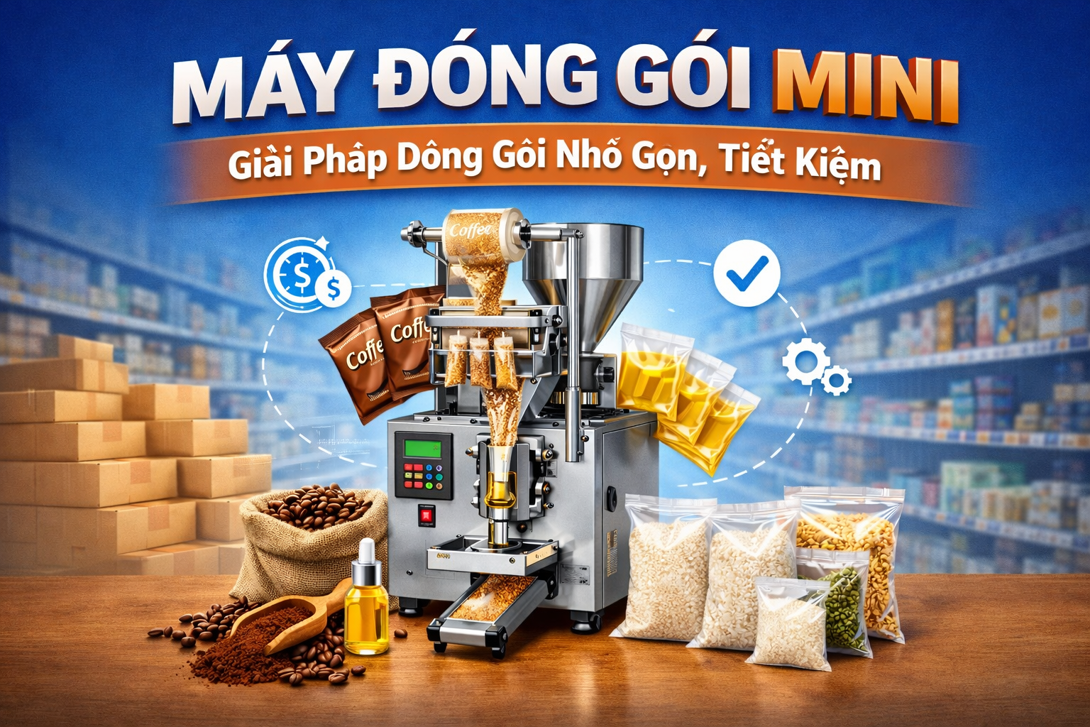 Máy Đóng Gói Mini – Giải Pháp Đóng Gói Nhỏ Gọn, Tiết Kiệm Cho Hộ Kinh ...
